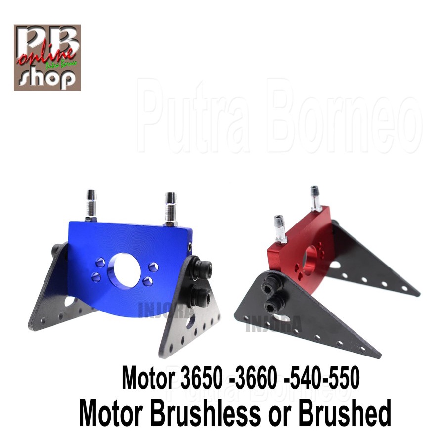 Jual RC Boat Water Cooling Motor Fixed Bracket Motor Mount Holder 3650 ...