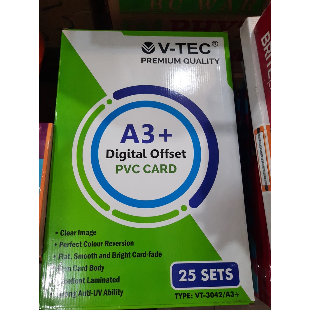 Jual Kertas PVC/ID Card/ Uk. A3+ V-tec | Shopee Indonesia