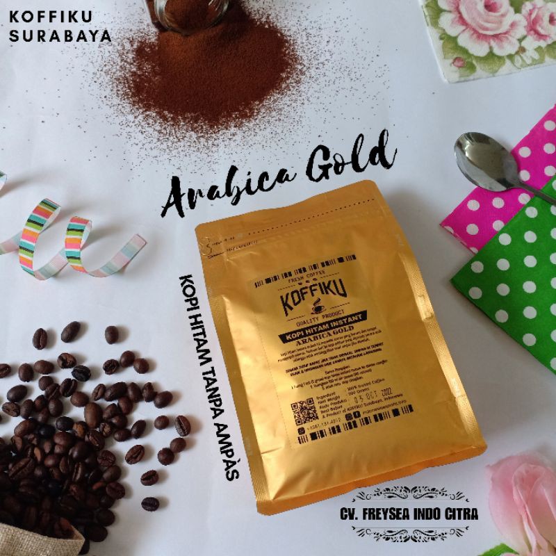 Jual KOFFIKU [ARABICA GOLD] Spray Dried Instant Coffee/ Kopi Tanpa ...