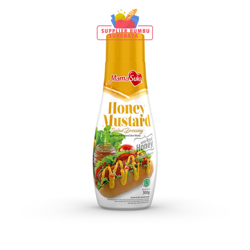 Jual MamaSuka Salad Dressing Honey Mustard Sauce Botol 300g | Shopee ...