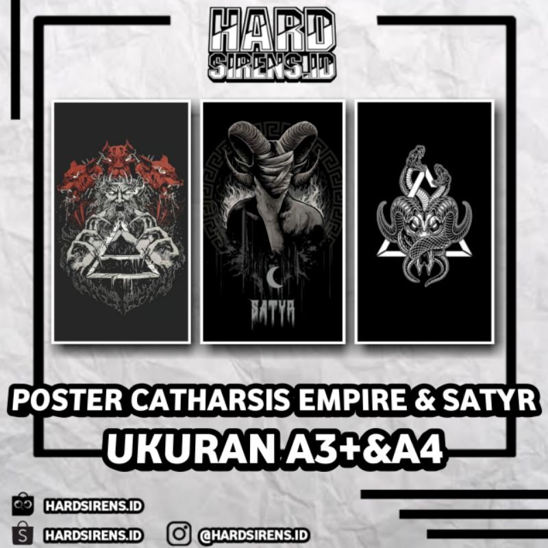Jual Poster Catharsis Poster Satyr ukuran A4 & A3+ Poster Bimo PD ...