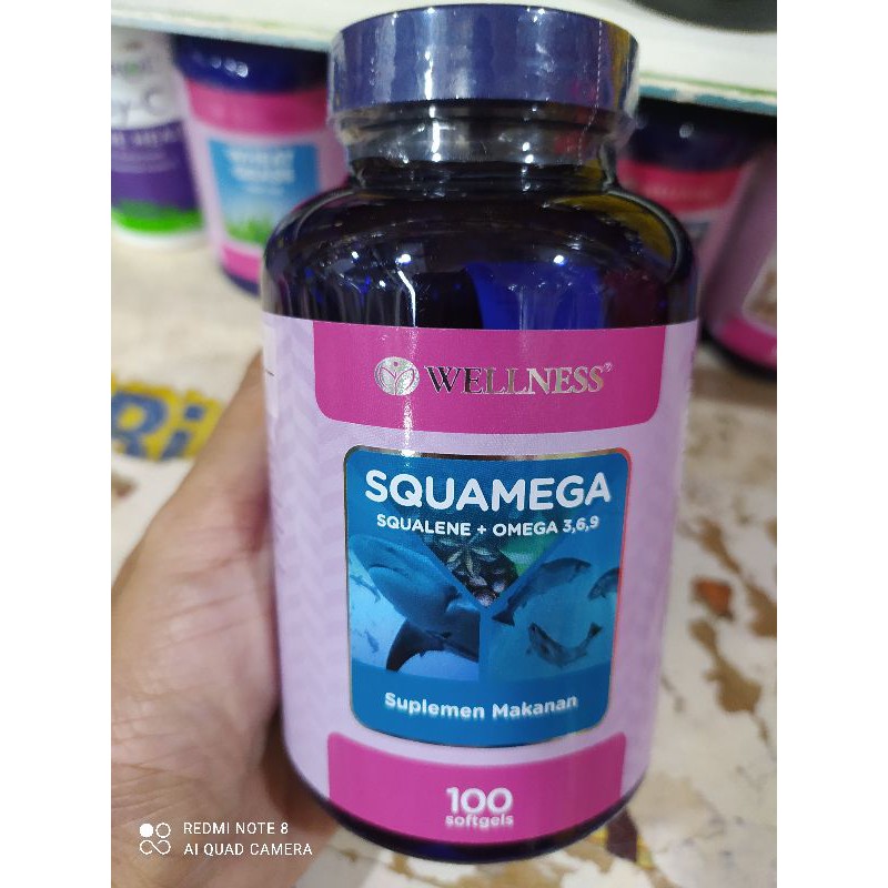 Jual Wellness SQUAMEGA ( squalene+ omega 3,6,9) untuk mensuplai oksigen ...