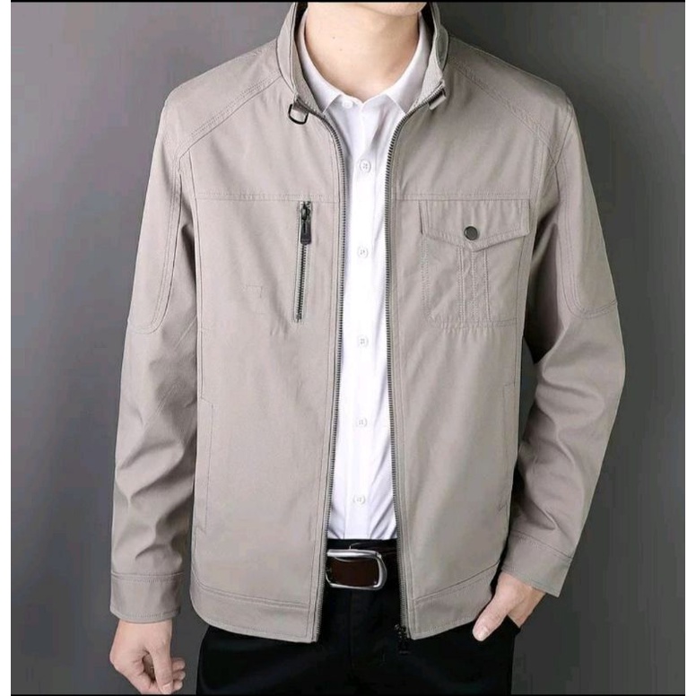 Jual JAKET FORMAL PRIA TERBARU SEMI JAS FASHION JASKET SANTRI CASUAL ...