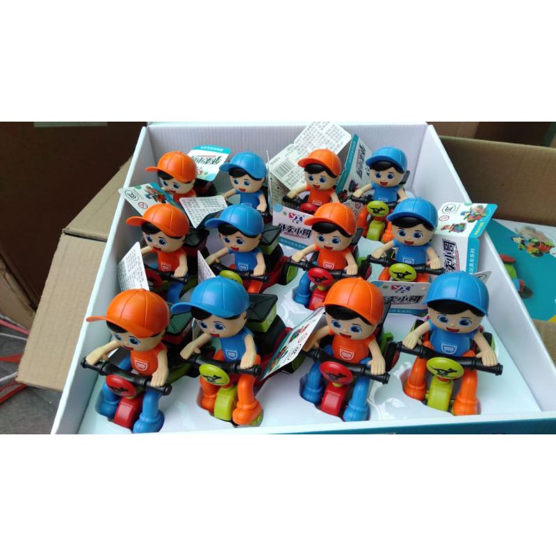 Jual viralkan85 MAINAN SEPEDA MOTOR GOFOOD BERJALAN TANPA BATERAI DAPAT ...