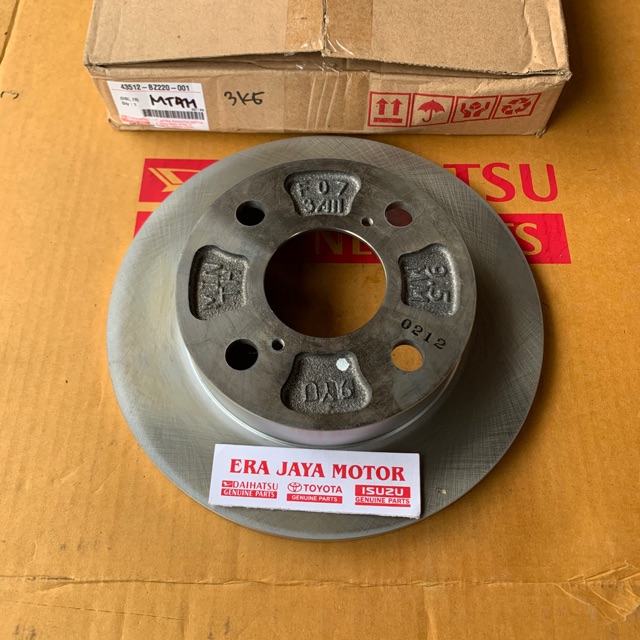Jual Disc brake piringan rem depan agya-ayla 1000cc manual original ...