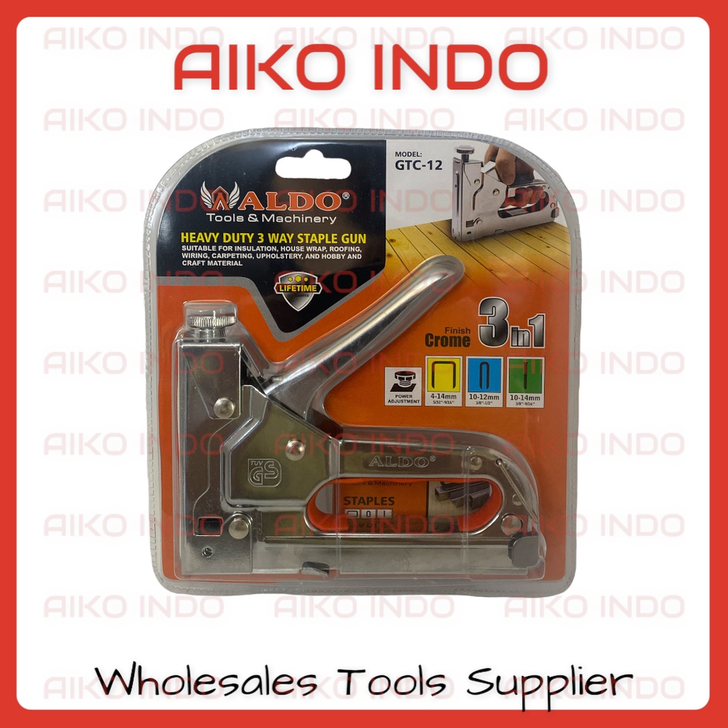 Jual Staple Gun 3 in 1 Manual - Gun Tacker - Stapler Staples Tembak ...