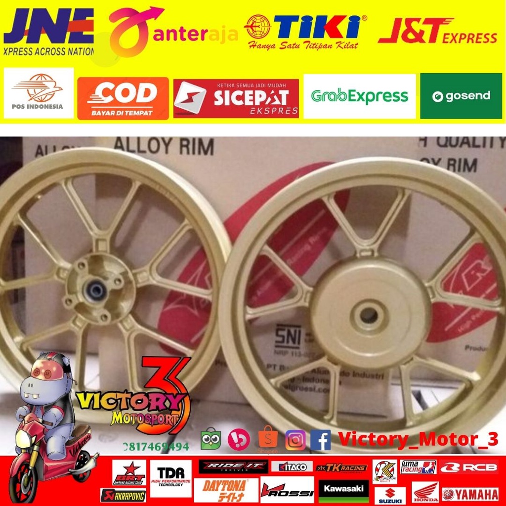 Jual VELG MOTOR RACING ROSSI MARS FOR VARIO 125 GOLD | Shopee Indonesia