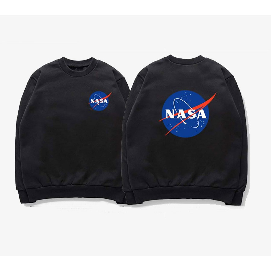 Jual Nasa Sweater Crewneck Oversize big size S M L XL 2XL 3XL 4XL 5XL ...