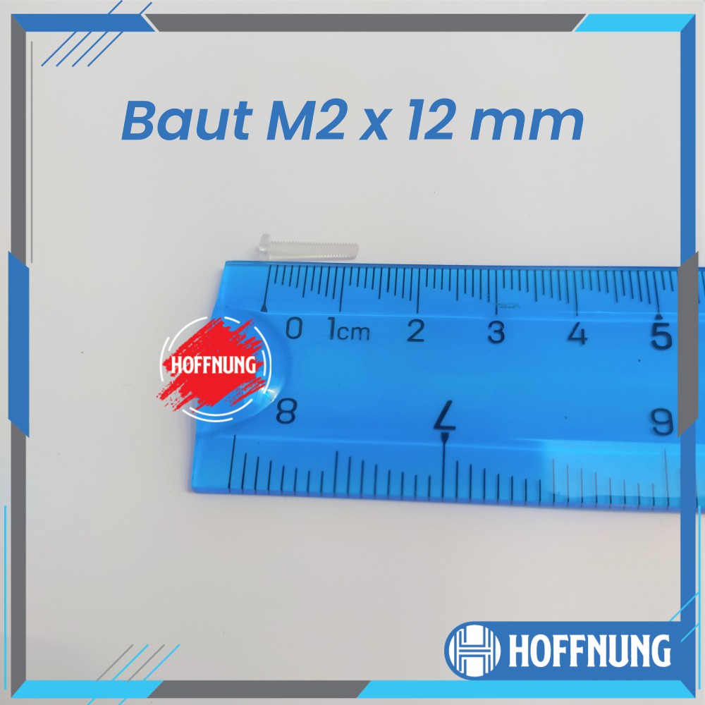 Jual Baut M2 Plastik Akrilik M2x5 M2x6 M2x8 M2x10 M2x15 M2x20 M2x25 ...