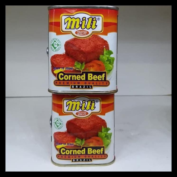 Jual Special Price Mili Corned Beef Premium Quality Brazil 340 Grm ...