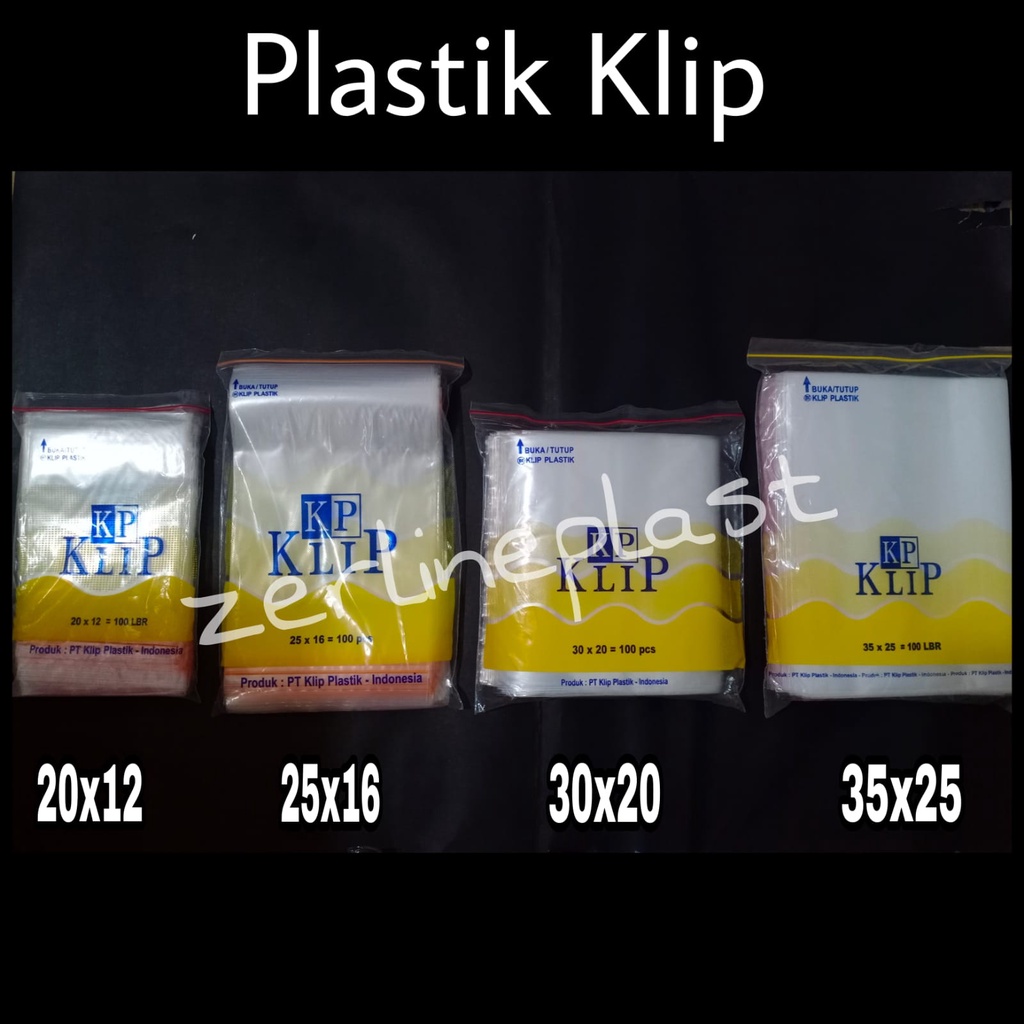 Jual (UK BESAR) Plastik Klip KP / Plastik ZIPLOCK / Plastik Zipper lock ...