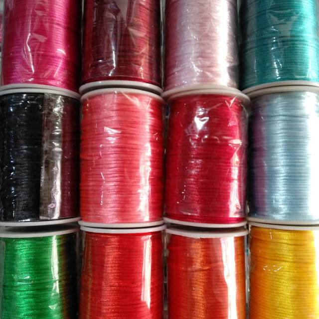 Jual Tali satin 2mm per meter | Shopee Indonesia