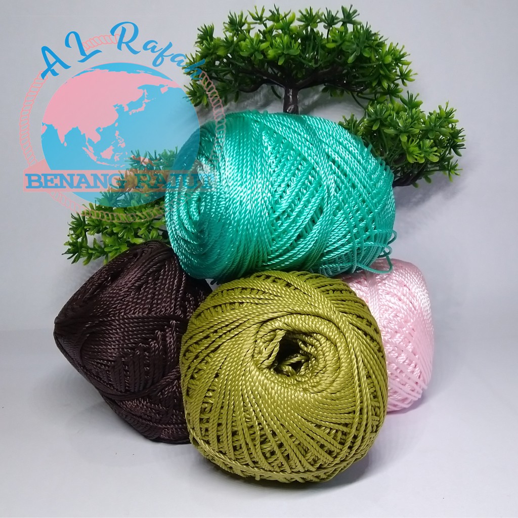 Jual BENANG RAJUT NILON PP (PILIH WARNA) | Shopee Indonesia