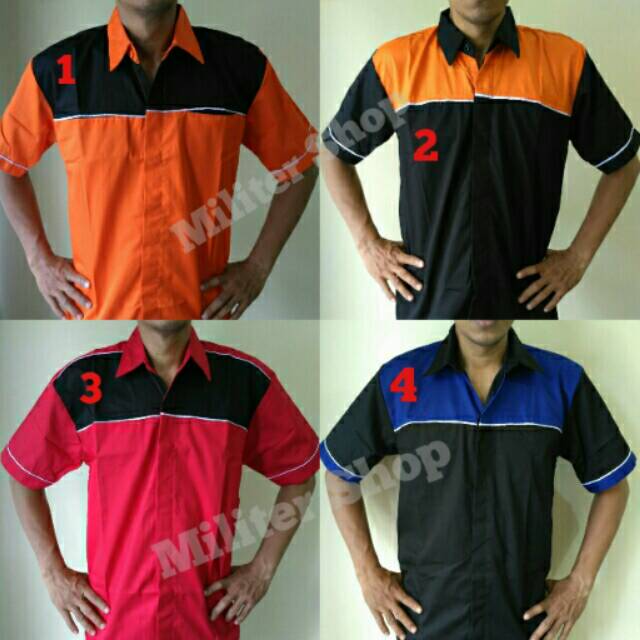 Jual Seragam Kerja/Baju Office Boy/Kemeja Kerja/OB/Mekanik/Baju Bengkel ...