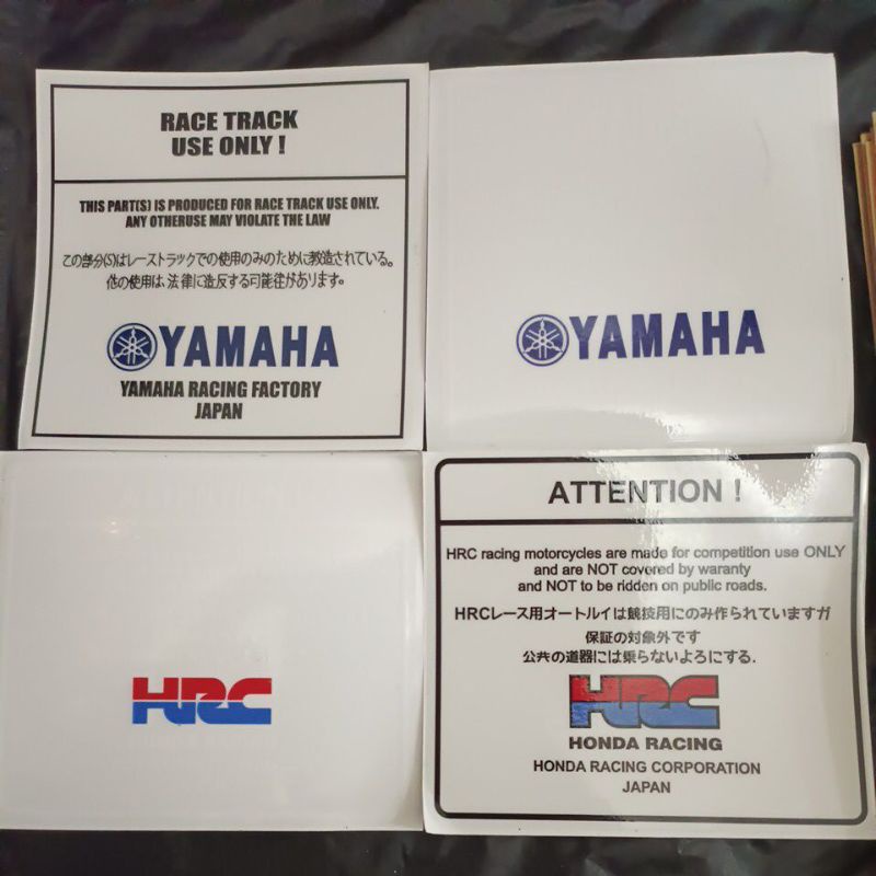 Jual sticker warning japan attention use track only | Shopee Indonesia