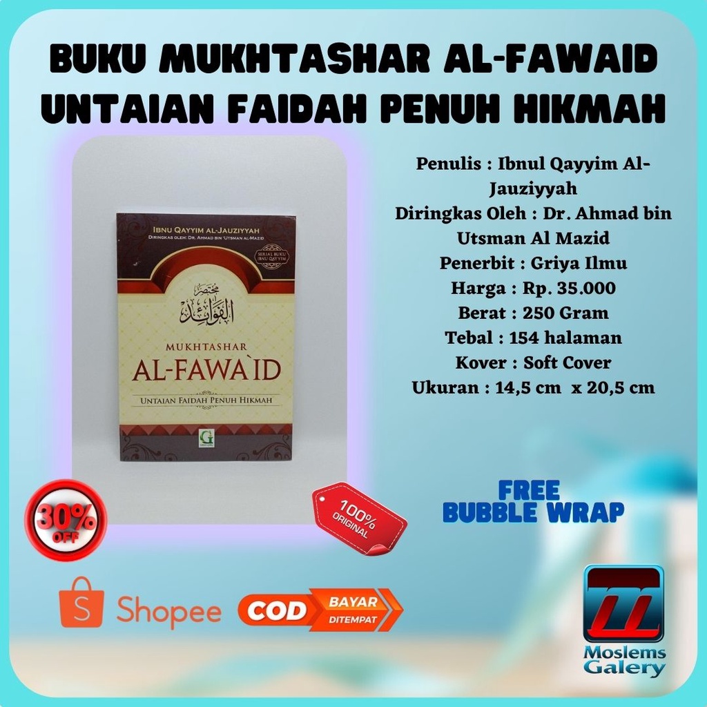 Jual Buku Mukhtashar Al-Fawaid Untaian Faidah Penuh Hikmah | Shopee ...