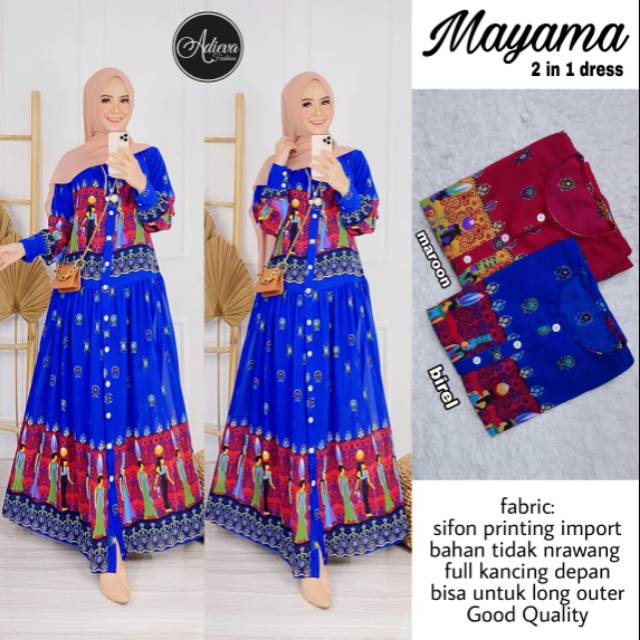 Jual Mayama Dress (Adieva) | Shopee Indonesia