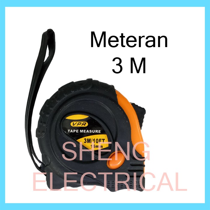 Jual Meteran 3M Tukang Bangunan Roll 3 Meter 3 M Jaket Measuring Tape Rol Meter Measure Tape 3M ...