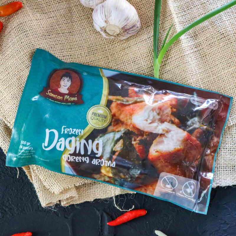 Jual Frozen Samcan Daging Goreng AROMA | Shopee Indonesia