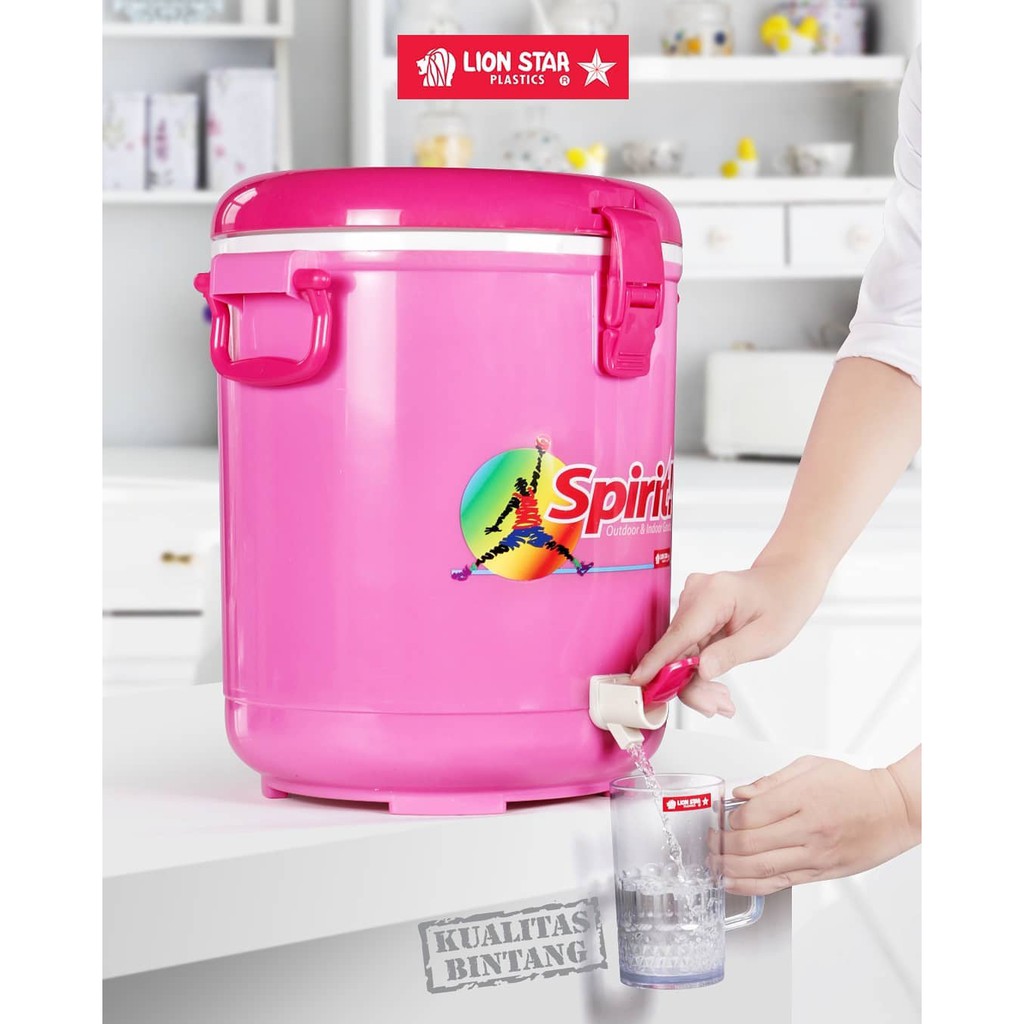 Jual Lago Drink Jar 20Liter D-33 LION STAR Termos Air/ Tempat Minuman ...