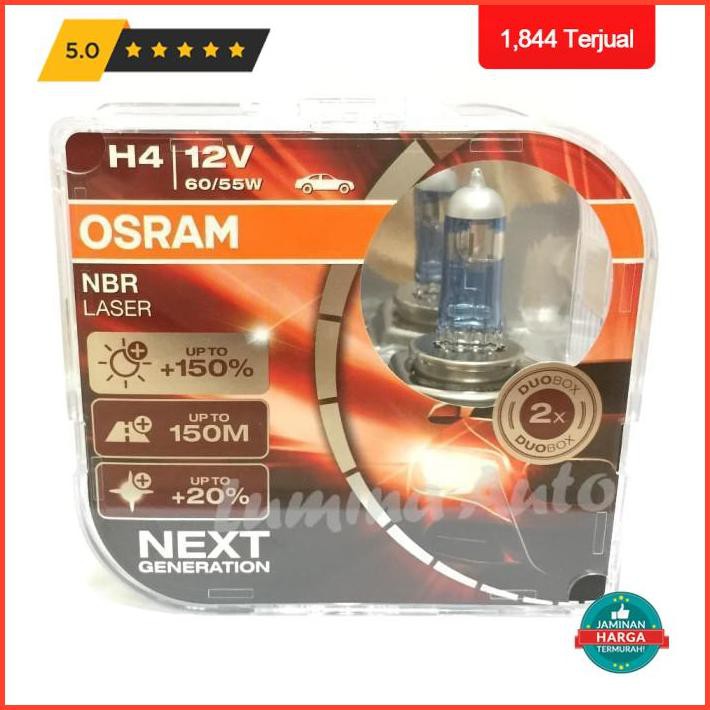 Jual Puncak Promo Osram Nbr Laser Next Generation H4 60/55W - Night ...