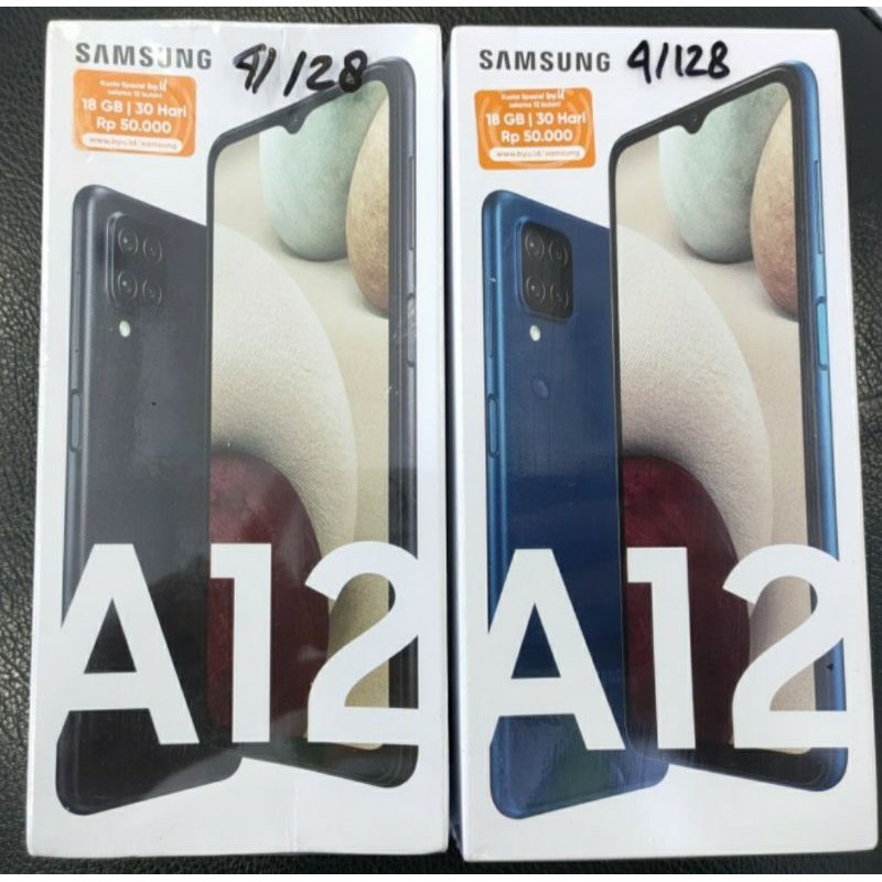 Jual samsung a12 ram 4/128 & 6/128 baru garansi resmi | Shopee Indonesia