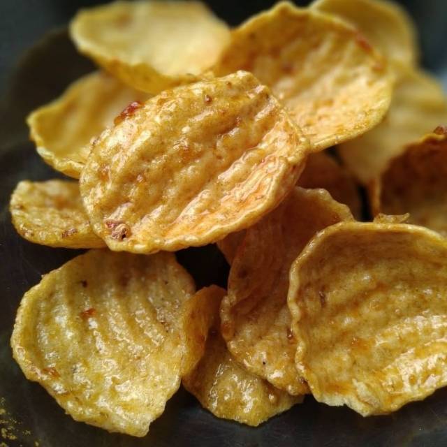 Jual Keripik Puyur Rasa Pedas Kemasan Plastik 100gram (kletikan ...