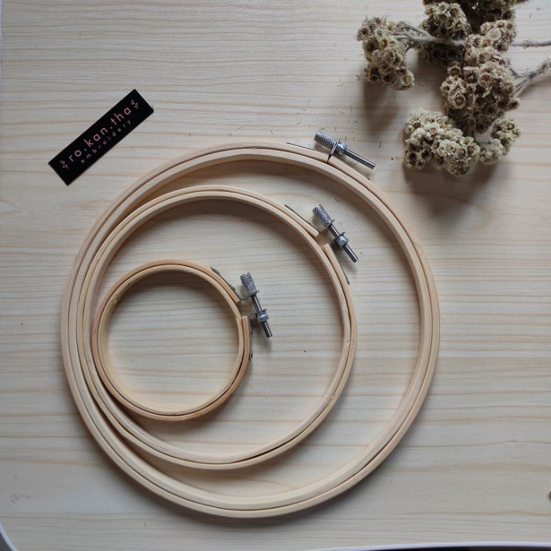 Jual Midangan hoop pembidang ram embroidery bamboo impor | Shopee Indonesia