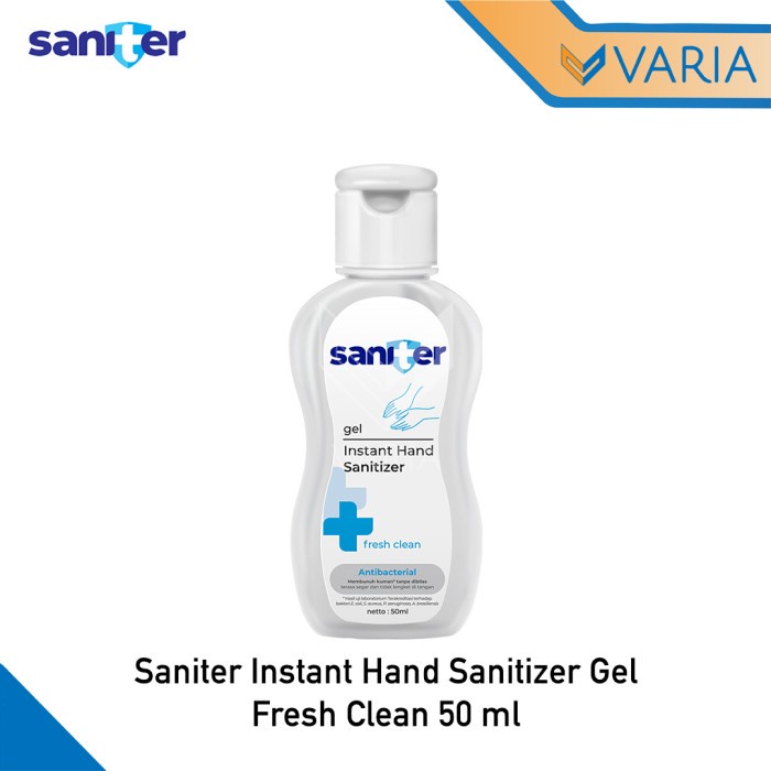 Jual Saniter Instant Hand Sanitizer Gel 50 ml Antibacterial | Shopee ...