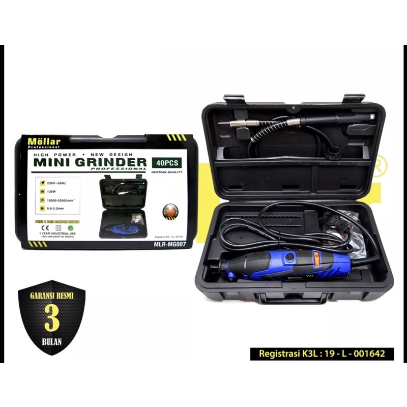 Jual MOLLAR MG007 MINI GRINDER SET DIE GERINDA BOR TUNER GURINDA HEAVY ...