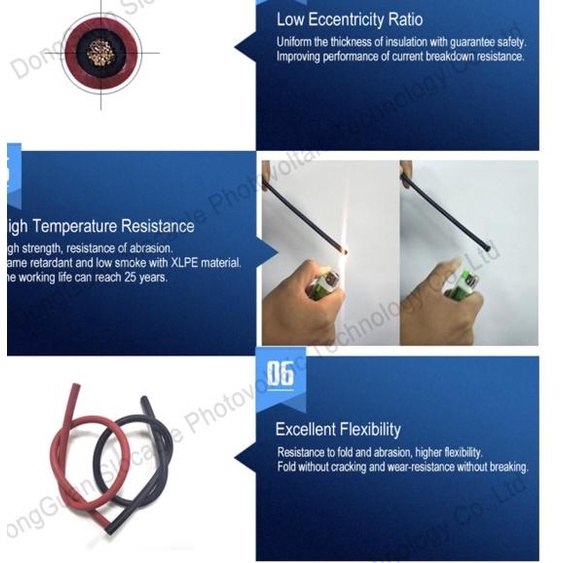 Jual Codeo5O9a--Slocable PV-1F 12 AWG 250m Red Kabel Panel Surya 4mm2 ...
