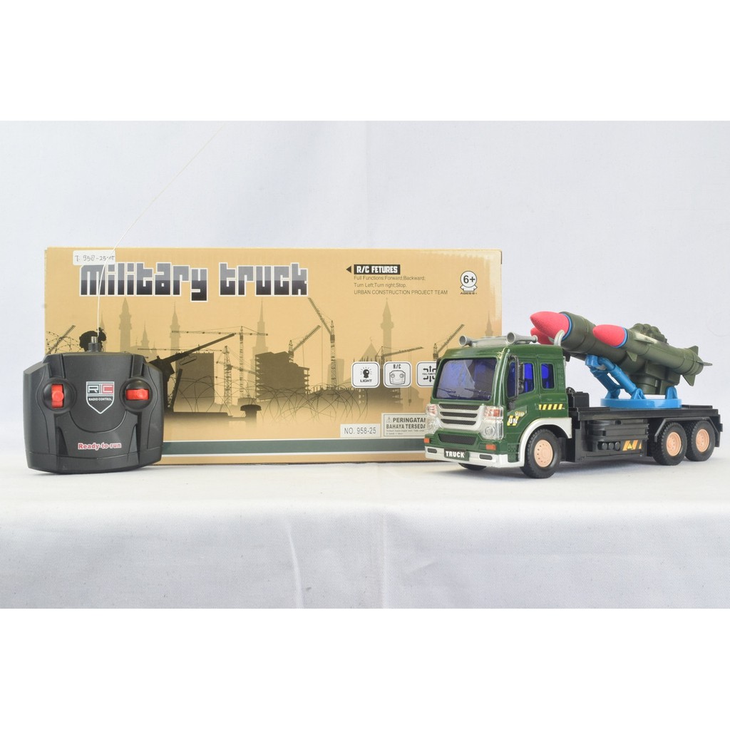 Jual MOBIL REMOTE CONTROL MILITARY TRUCK GLOBAL | Shopee Indonesia