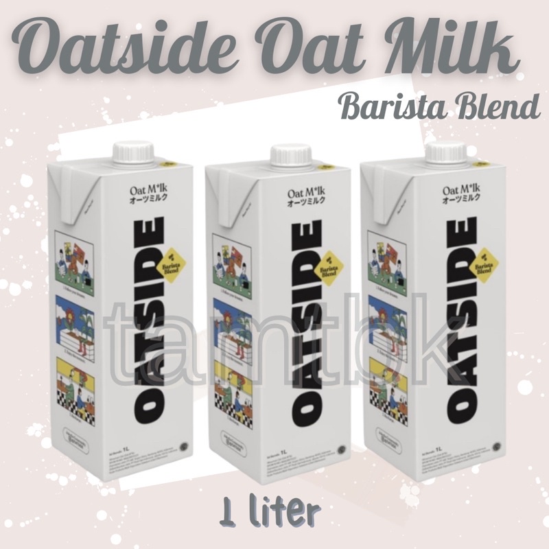 Jual Oatside Barista Blend 1L / Outside Oat milk Barista Blend 1 L / Outside Oatmilk white ...