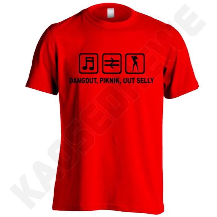 Jual KAOS DANGDUT UUT SELLY - 01 A - MERAH UKURAN S-XXL | Shopee Indonesia