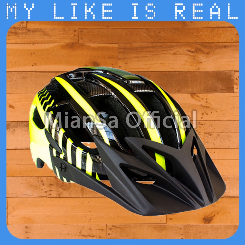 Jual MIANSA Helm Sepeda MTB EPS Bahan ZTTO Styrofoam PC Aerodinamis WX ...