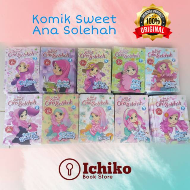 Jual Komik Anak Muslim Sweet Ana Solehah 1 sd 14- Komik Seri Sweet Ana ...
