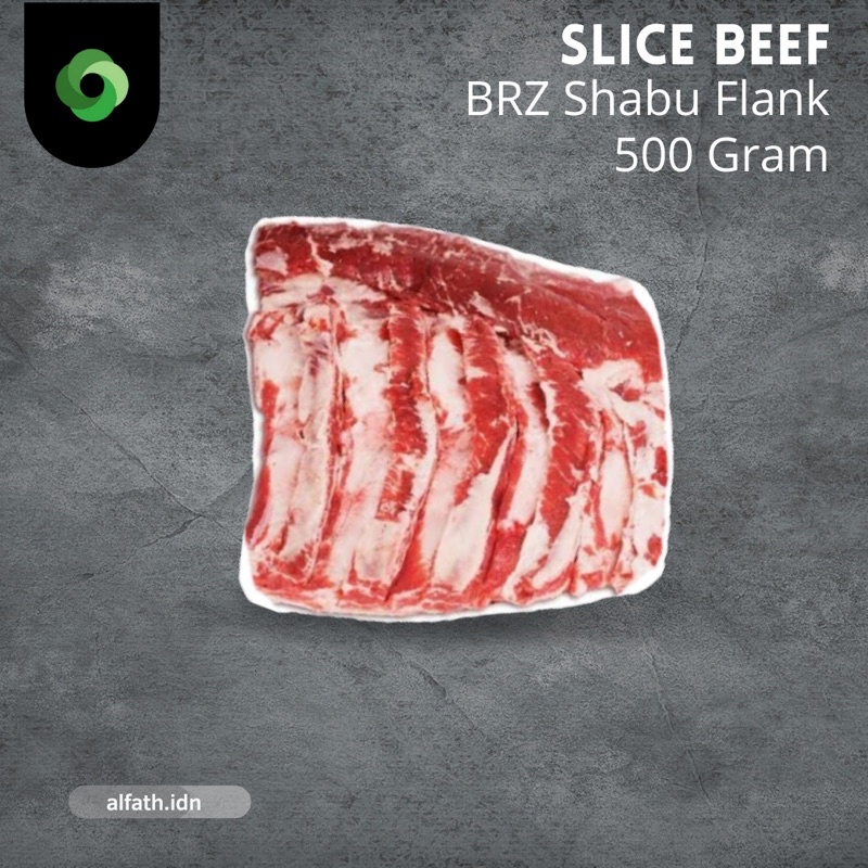 Jual BRAZIL SHABU FLANK - 500 GRAM/ SLICE BEEF/ IMPORT BEEF/ FROZEN ...