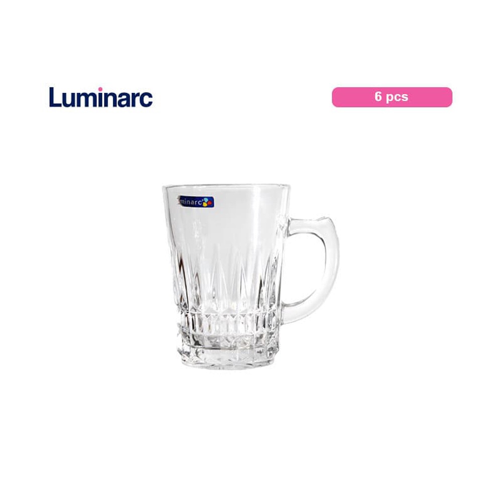 Jual Luminarc Gelas Bertangkai Imperator Tea Mug 23 cl/6Pcs | Shopee ...