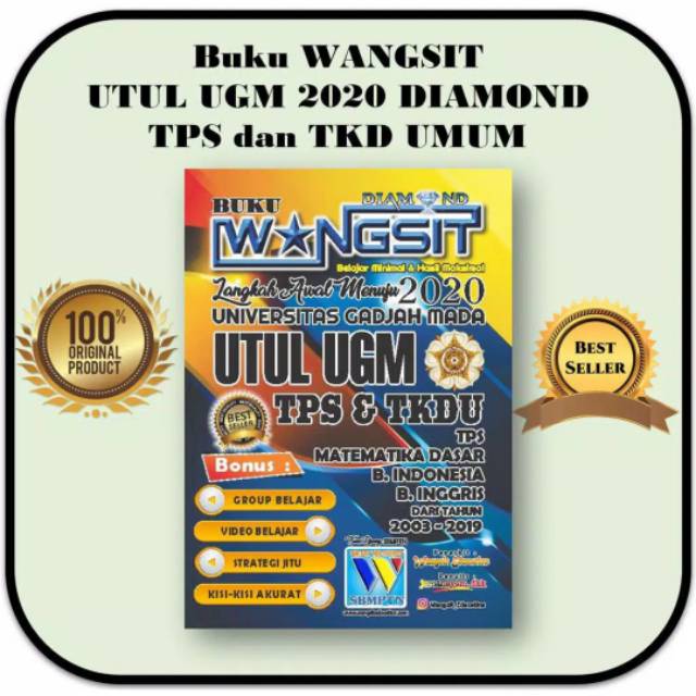 Jual WANGSIT UTUL UGM 2020 DIAMOMD TPS & TKD UMUM | Shopee Indonesia