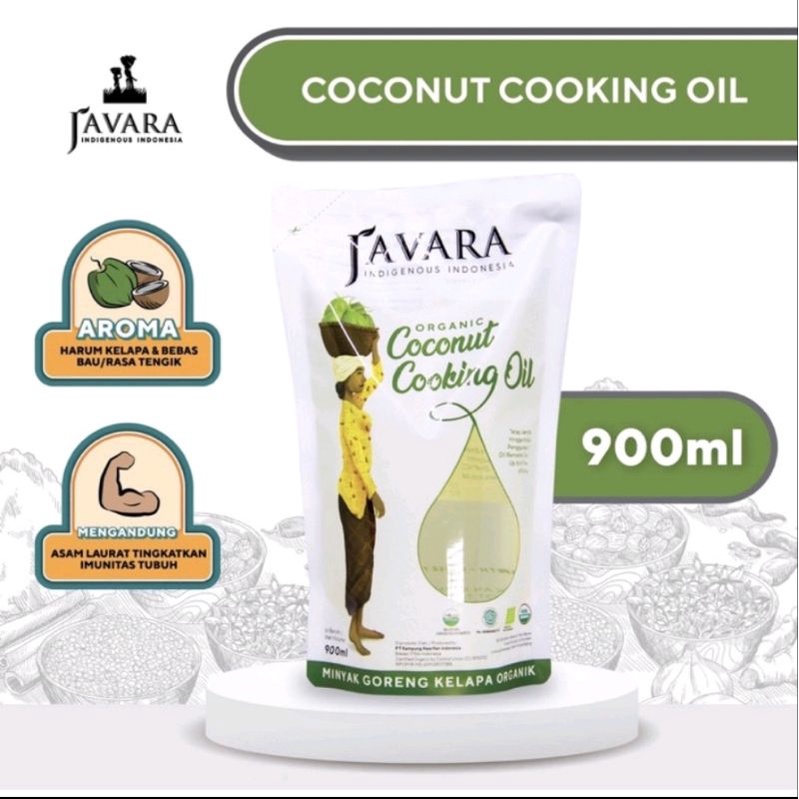 Jual Javara Coconut Cooking Oil/Minyak kelapa @900ml | Shopee Indonesia