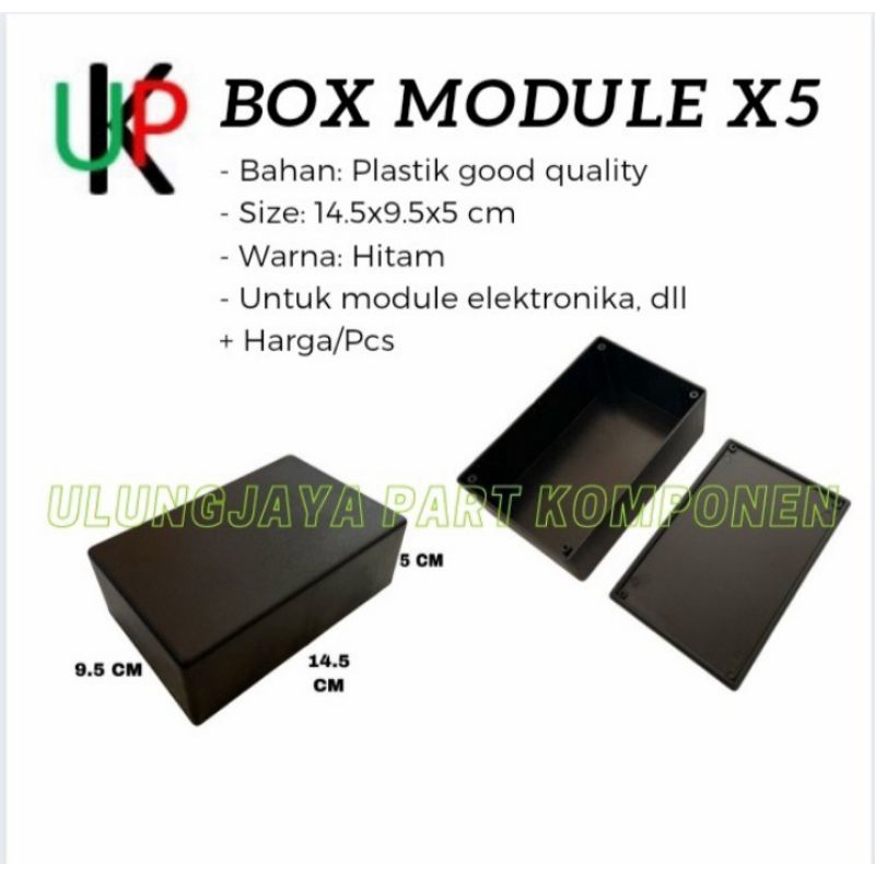 Jual box x5 box module plastik hitam | Shopee Indonesia