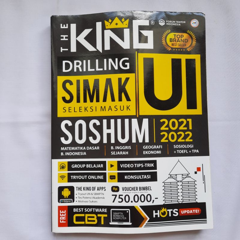 Jual Buku The King Drilling SIMAK UI SOSHUM 2021 | Shopee Indonesia Jual Buku The King Drilling SIMAK UI SOSHUM 2021 | Shopee Indonesia