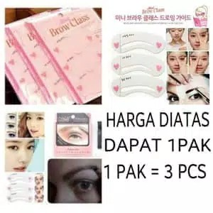 Jual CETAKAN ALIS KOREAN BROW CLASS 1PACK 3MODEL ALIS | Shopee Indonesia