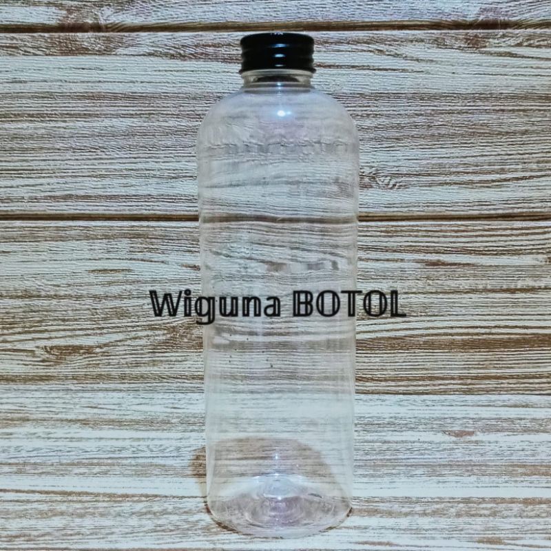 Jual Botol PET 500ml Tinggi Tutup Ulir Almunium / Botol Ulir 500ml ...