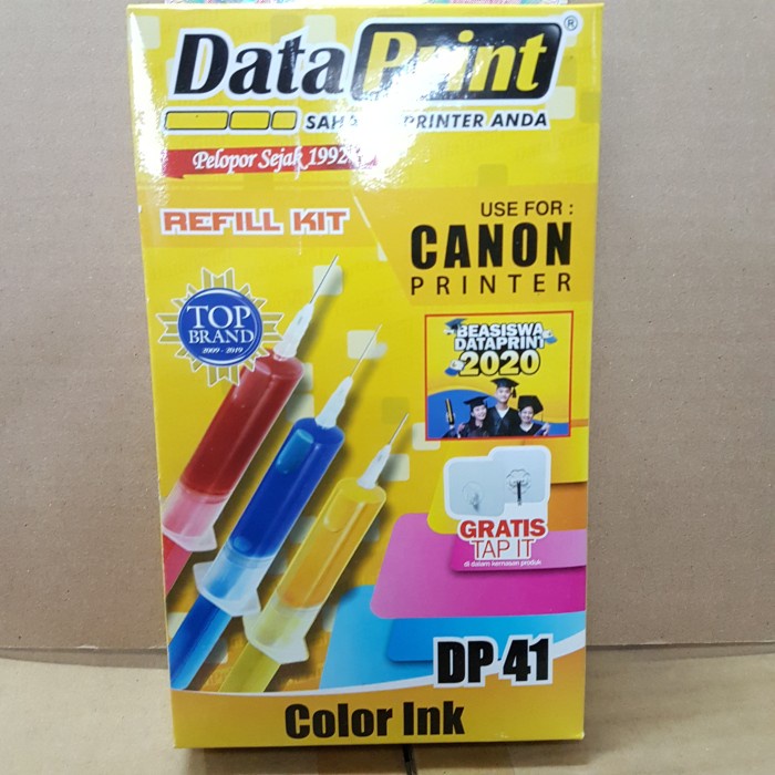 Jual Tinta Dataprint DP41 Refill Canon DP 41 Tri Colour DP 41 Tiga ...