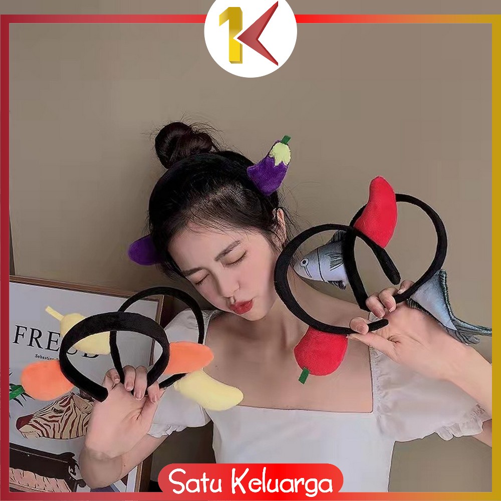 Jual SK-C489 Bando Bentuk Ikan Wortel Akseskoris Rambut Korean Style ...