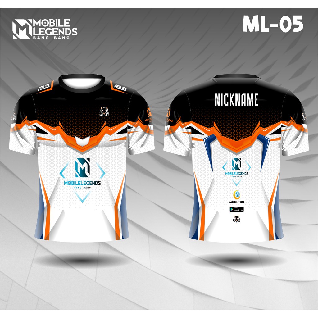 Jual Jersey e sport mobile legends baju kaos gamer | Shopee Indonesia