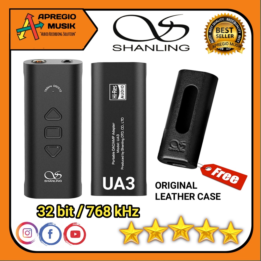 Jual Shanling UA3 Portable Headphone Amplifier USB DAC AMP | Shopee Indonesia