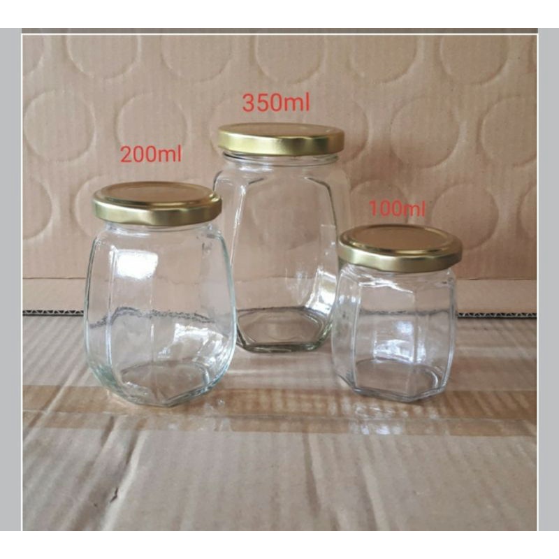 Jual Botol madu segi delapan 350 ml | Shopee Indonesia