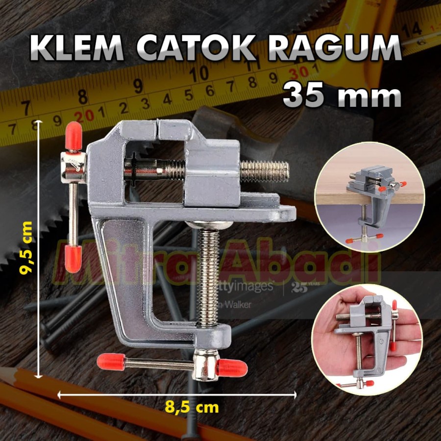 Jual Klem Catok Ragum / Catok Meja / Ragum Clamp Vise Bench / Table ...
